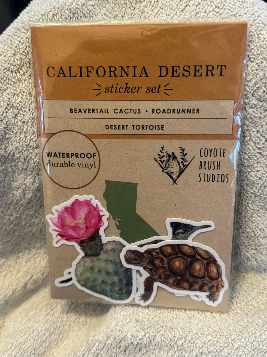 Coyote Brush Studio's Zipper pouch Snack Bags Sticker set – Neel's Nursery